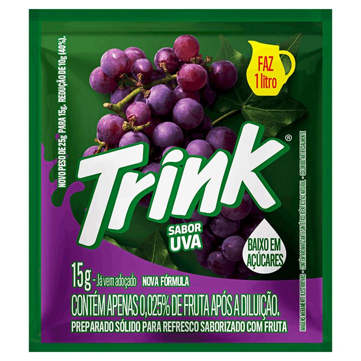 REFRES.TRINK UVA 15X15GR (01/28) | Atacado Motter